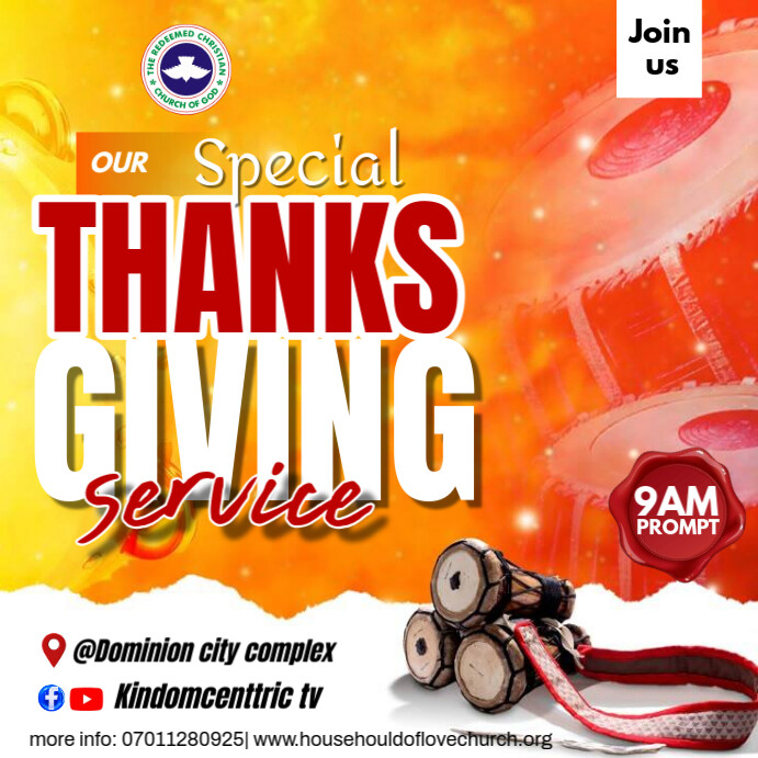 Copy of praise and worship service | PosterMyWall