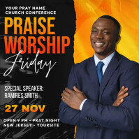 Praise & Worship Template Ads | PosterMyWall