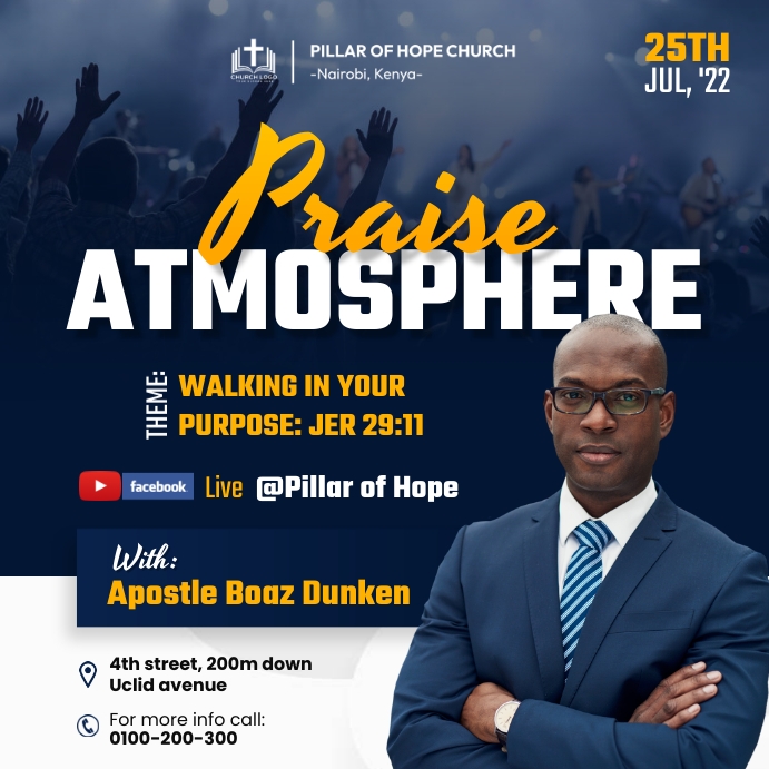 Copy of Praise atmosphere | PosterMyWall