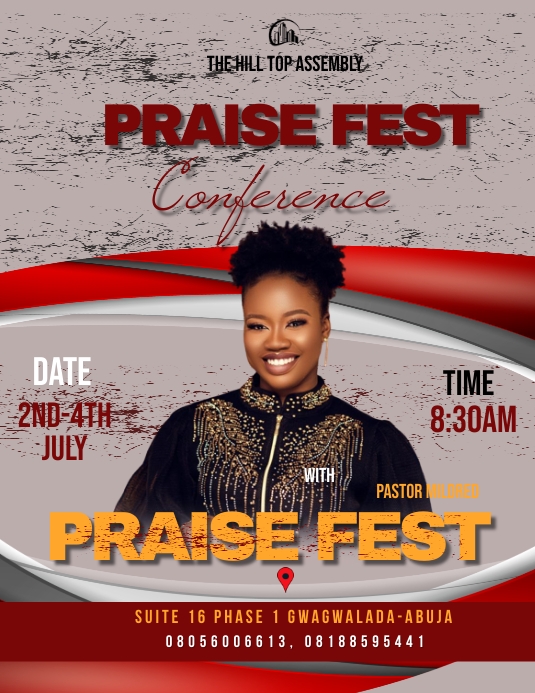 Praise conference Template | PosterMyWall