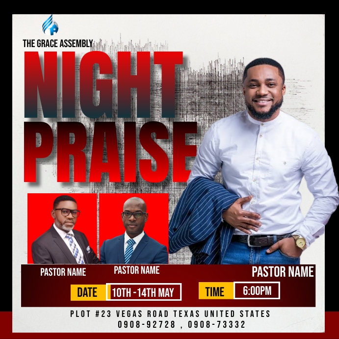Copy of Praise conference | PosterMyWall
