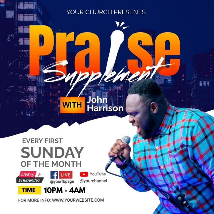 praise conference Template | PosterMyWall