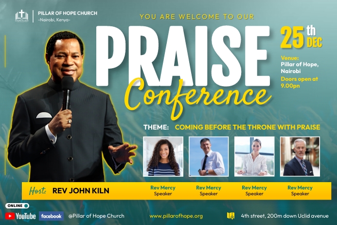 Praise conference Template | PosterMyWall
