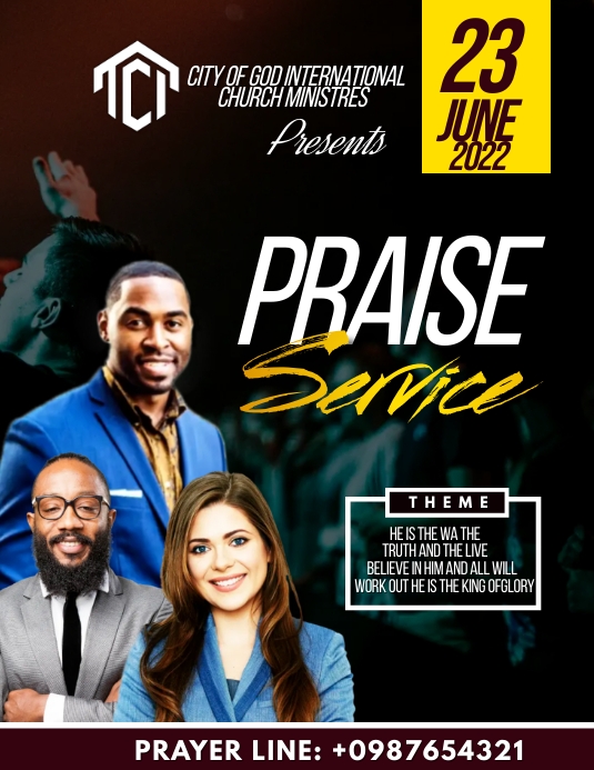 Copy of praise | PosterMyWall