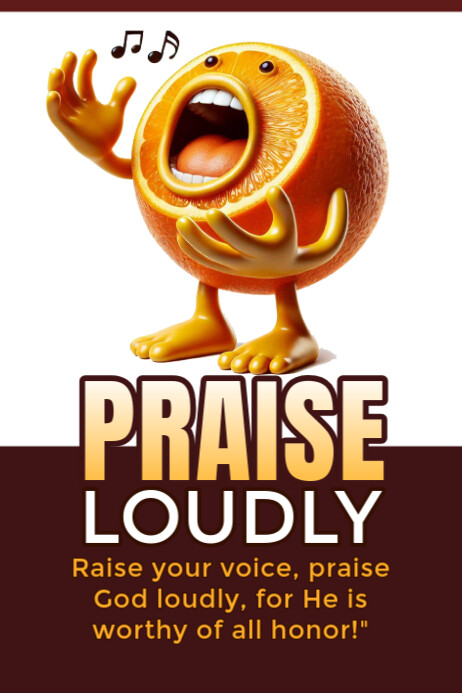 Copy of Praise god | PosterMyWall