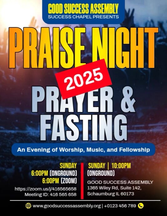 Praise Night Ads Templat | PosterMyWall