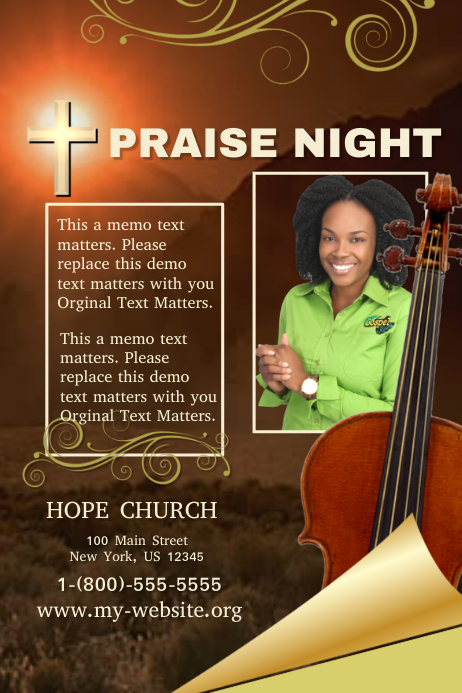 Praise Night Template | PosterMyWall