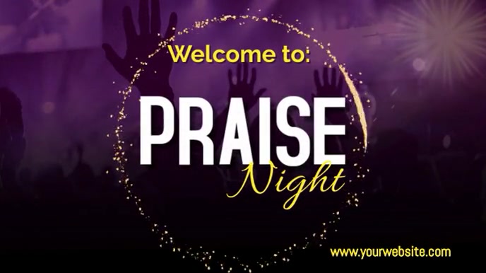 Praise Night Video Template | PosterMyWall