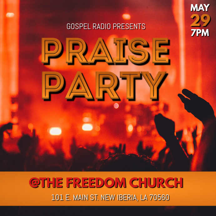 Copy of PRAISE PARTY | PosterMyWall