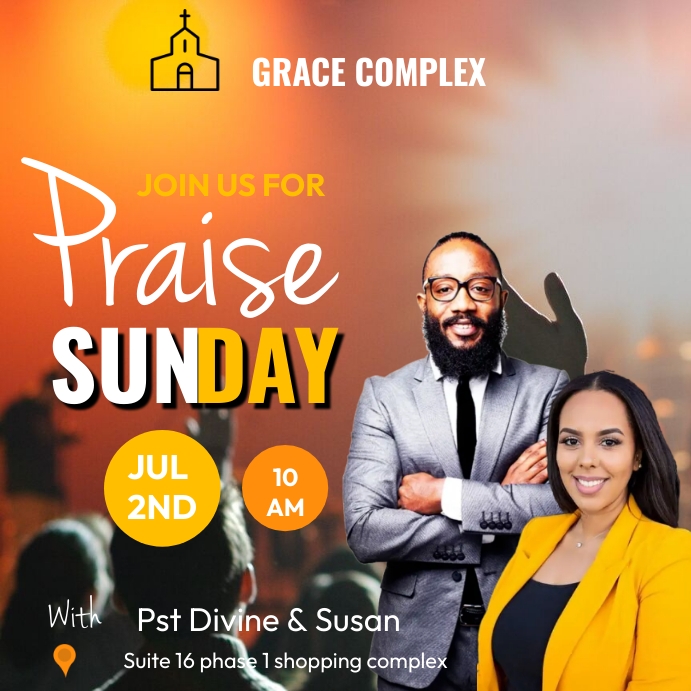 PRAISE SUNDAY Templat | PosterMyWall