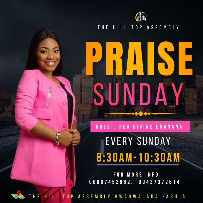 Praise Sunday Template | PosterMyWall