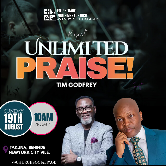 Copy of Praise sunday | PosterMyWall