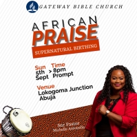 Praise Sunday Service Flyer Template | PosterMyWall