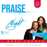Praise Testimony church event flyer template | PosterMyWall