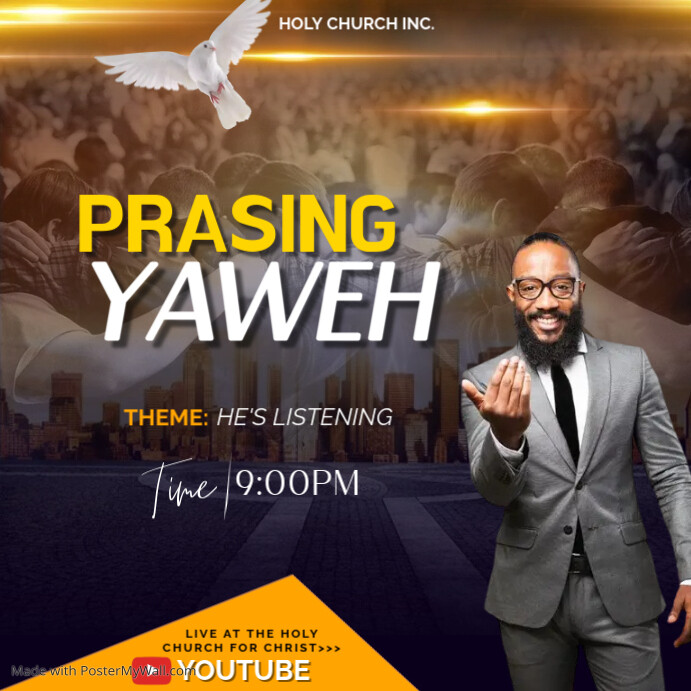 Modèle praise worship flyer design | PosterMyWall