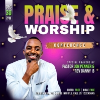 praise worship flyer Template | PosterMyWall