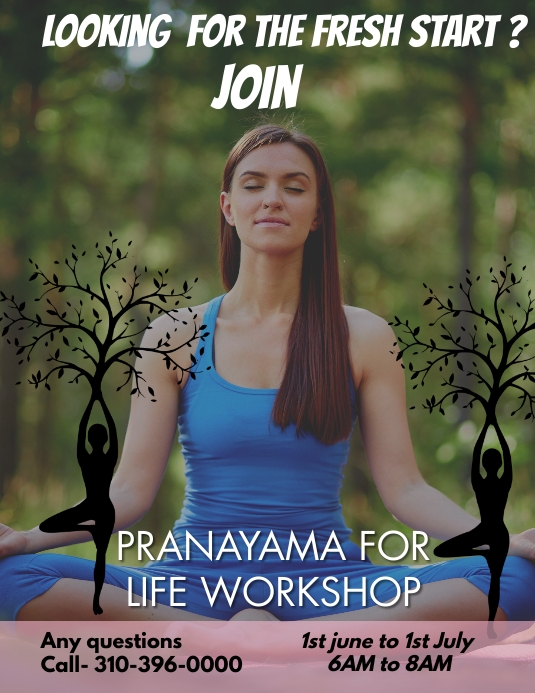 Pranayama Template | PosterMyWall