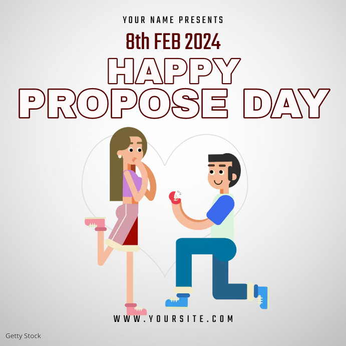 Prapose day Template | PosterMyWall