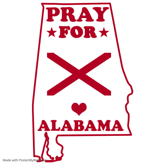 Modèle Pray For Alabama Instagram Post | PosterMyWall