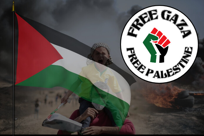 Pray for Gaza poster Template | PosterMyWall