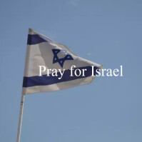 pray for Israel flyer template | PosterMyWall
