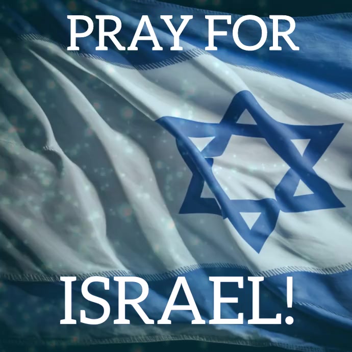 PRAY FOR ISRAEL video peace post Template | PosterMyWall