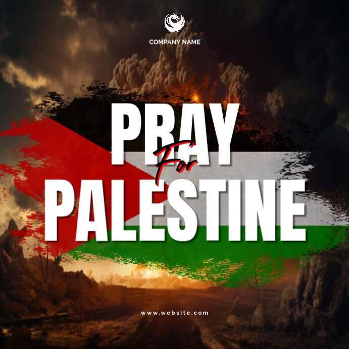 pray for palestine Template | PosterMyWall