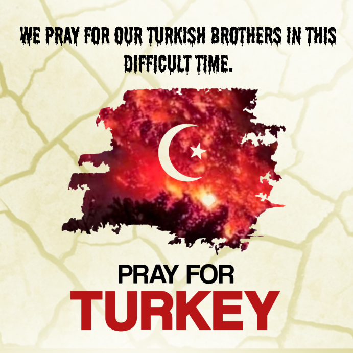 Pray for turkey Template | PosterMyWall
