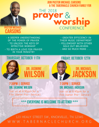 PRAYER CONFERENCE FLYER Template | PosterMyWall