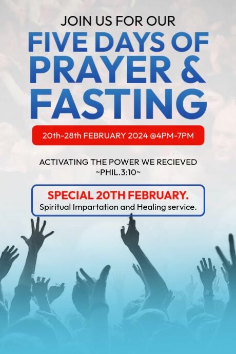 Copy of Prayer and Fasting Ads | PosterMyWall