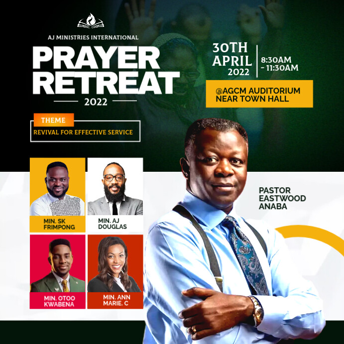 Prayer and Fasting Church Flyer Template | PosterMyWall