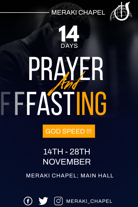 Prayer and fasting Template | PosterMyWall