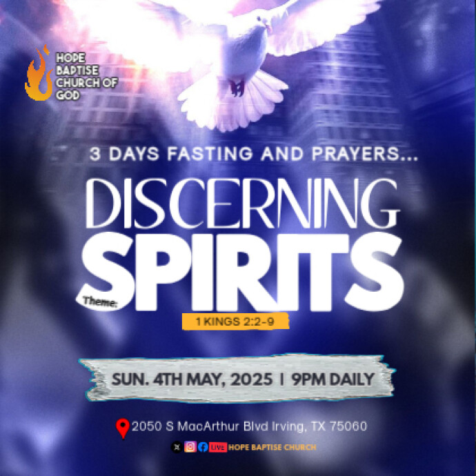 prayer and fasting Template | PosterMyWall