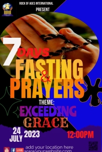 prayer and fasting poster Template | PosterMyWall