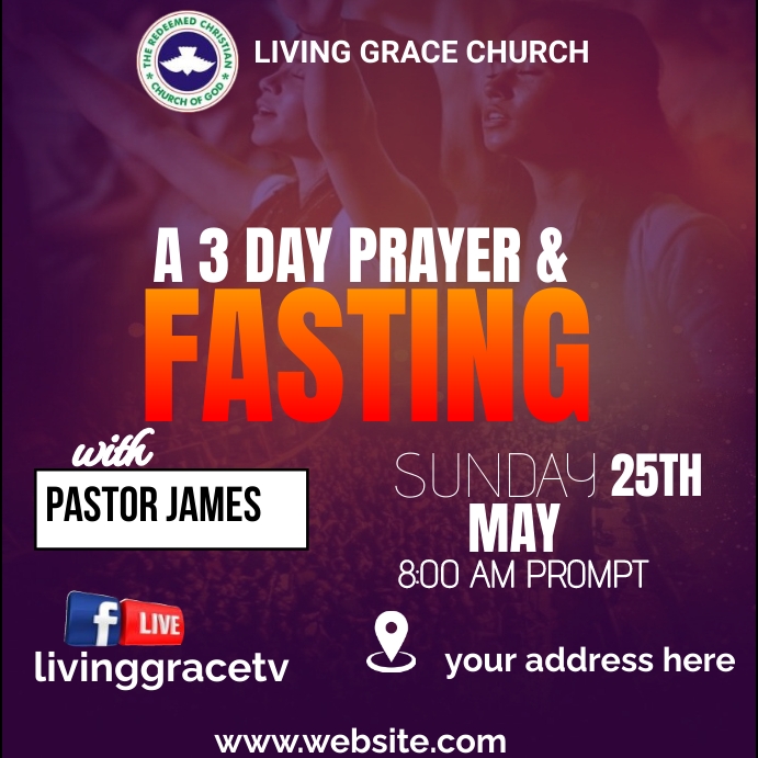 Prayer and fasting Template | PosterMyWall