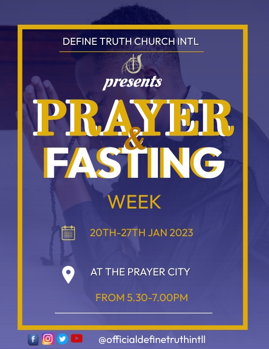 Prayer and fasting Template | PosterMyWall