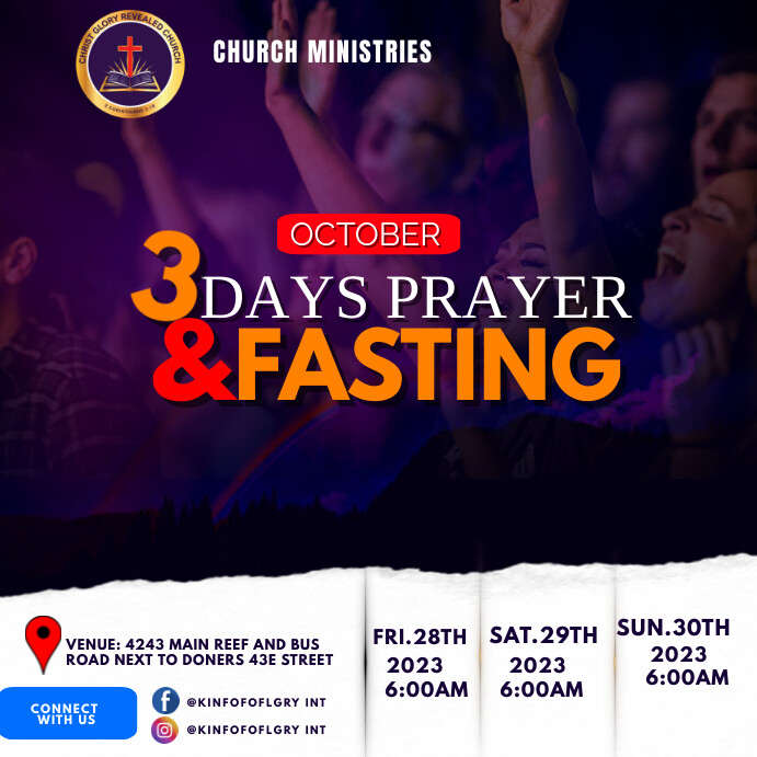 Prayer and fasting Template | PosterMyWall
