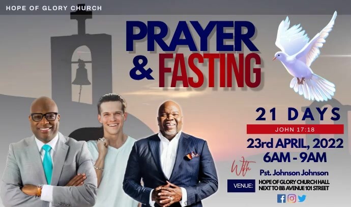 Prayer and fasting Template | PosterMyWall