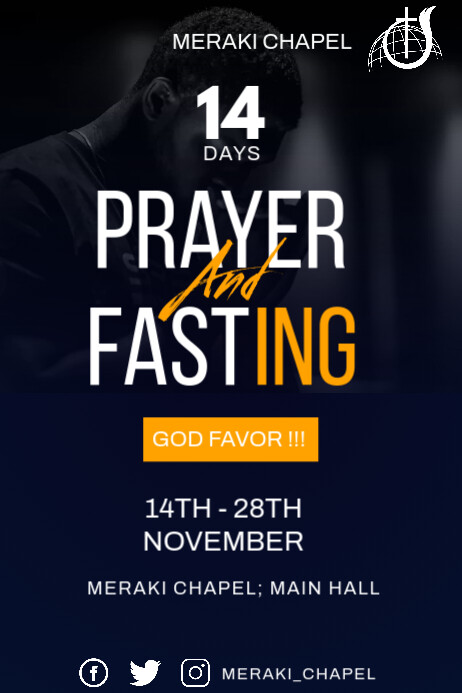 Prayer and fasting Template | PosterMyWall