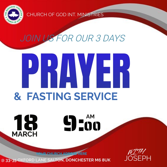 Prayer and fasting Template | PosterMyWall