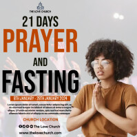 fasting and praying flyer Template | PosterMyWall