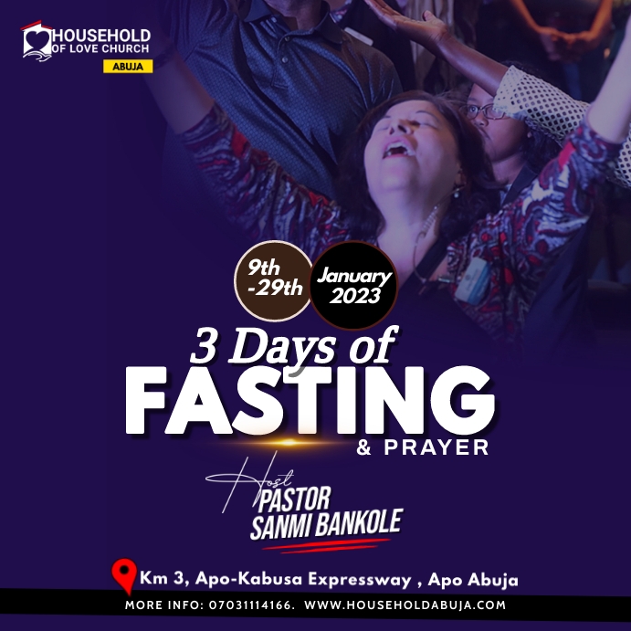 prayer and fasting Template | PosterMyWall