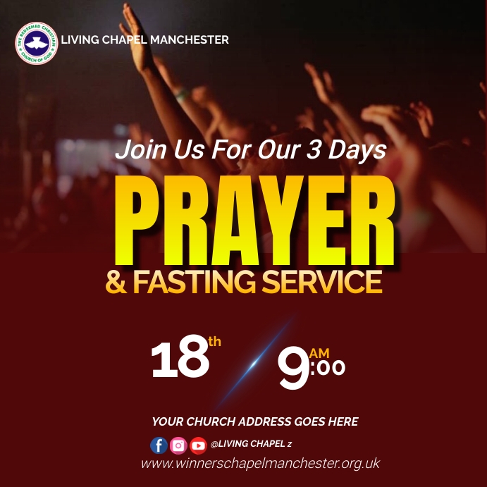 Prayer and fasting Template | PosterMyWall