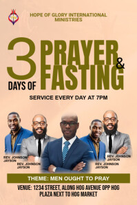 church prayer and fasting services template | PosterMyWall