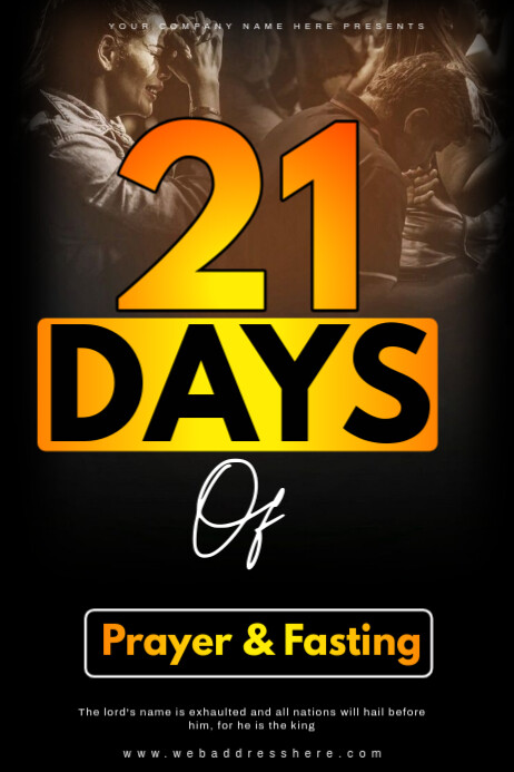 Prayer and fasting Template | PosterMyWall