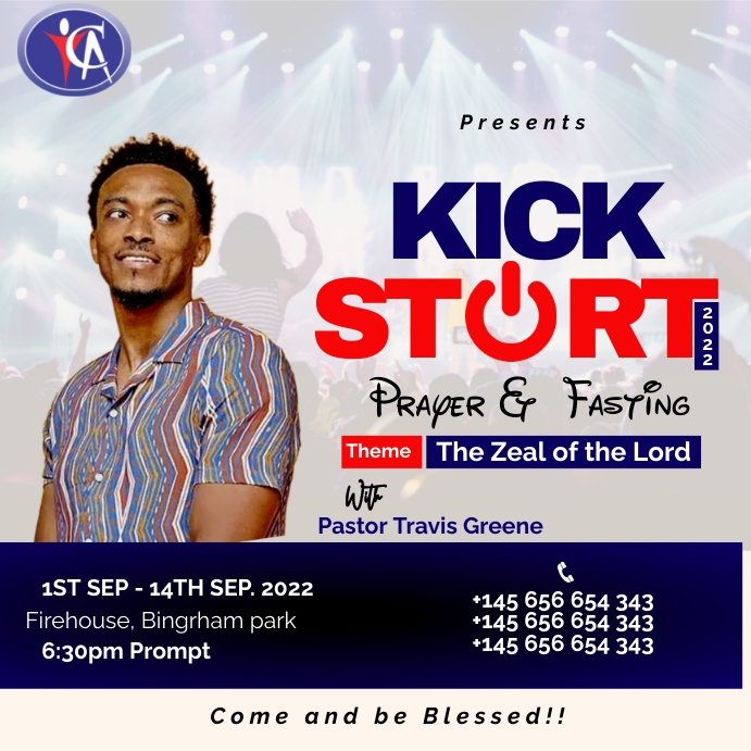 Plantilla de Prayer and Fasting | PosterMyWall