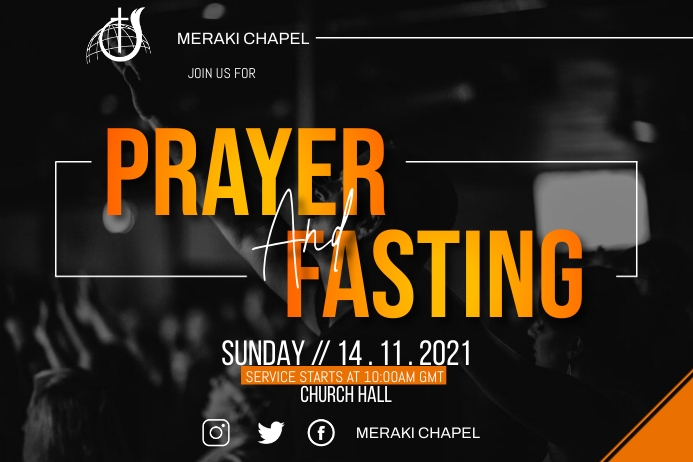 Prayer and fasting Template | PosterMyWall