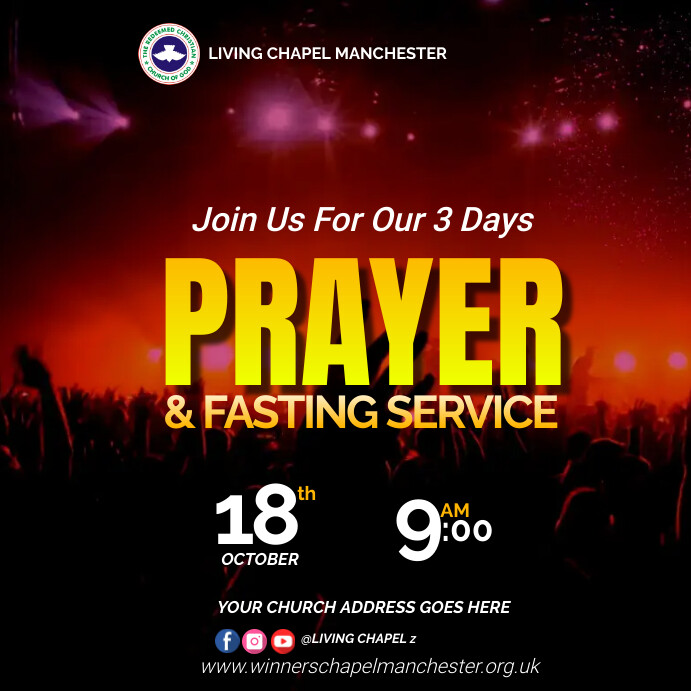 Prayer and fasting Template | PosterMyWall
