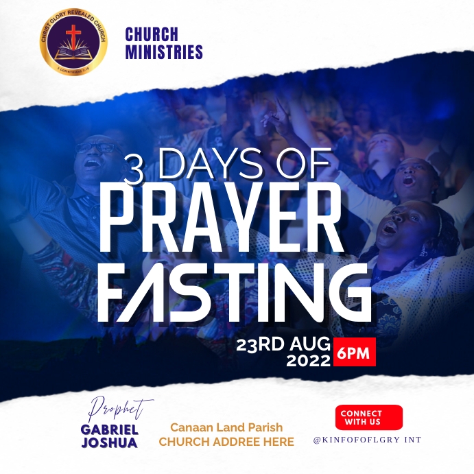 Prayer and fasting Template | PosterMyWall