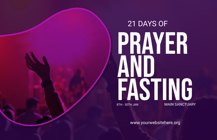 prayer and fasting Template | PosterMyWall